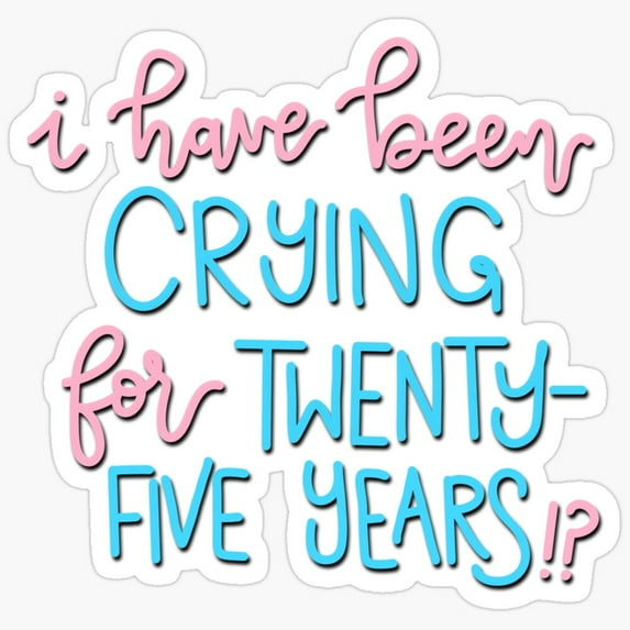 DOPASTICKER Alex Crying For 25 Years Sticker Phone Sticker, Latop ...