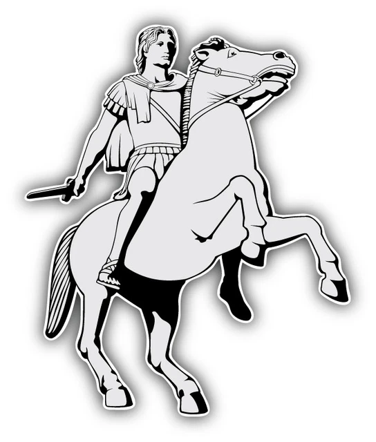 DOPASTICKER Alexander Statue Thessaloniki Greece Sticker Decal Phone ...
