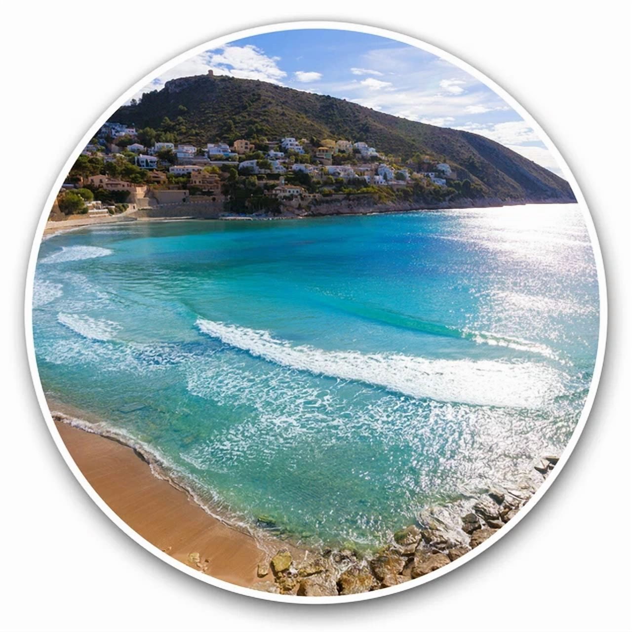 DOPASTICKER Alicante Beach Spain Spanish Cool Gift, Phone Stickers ...