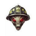 DOPASTICKER Alien Firefighter Laptop Decal Logo Illustration Design ...
