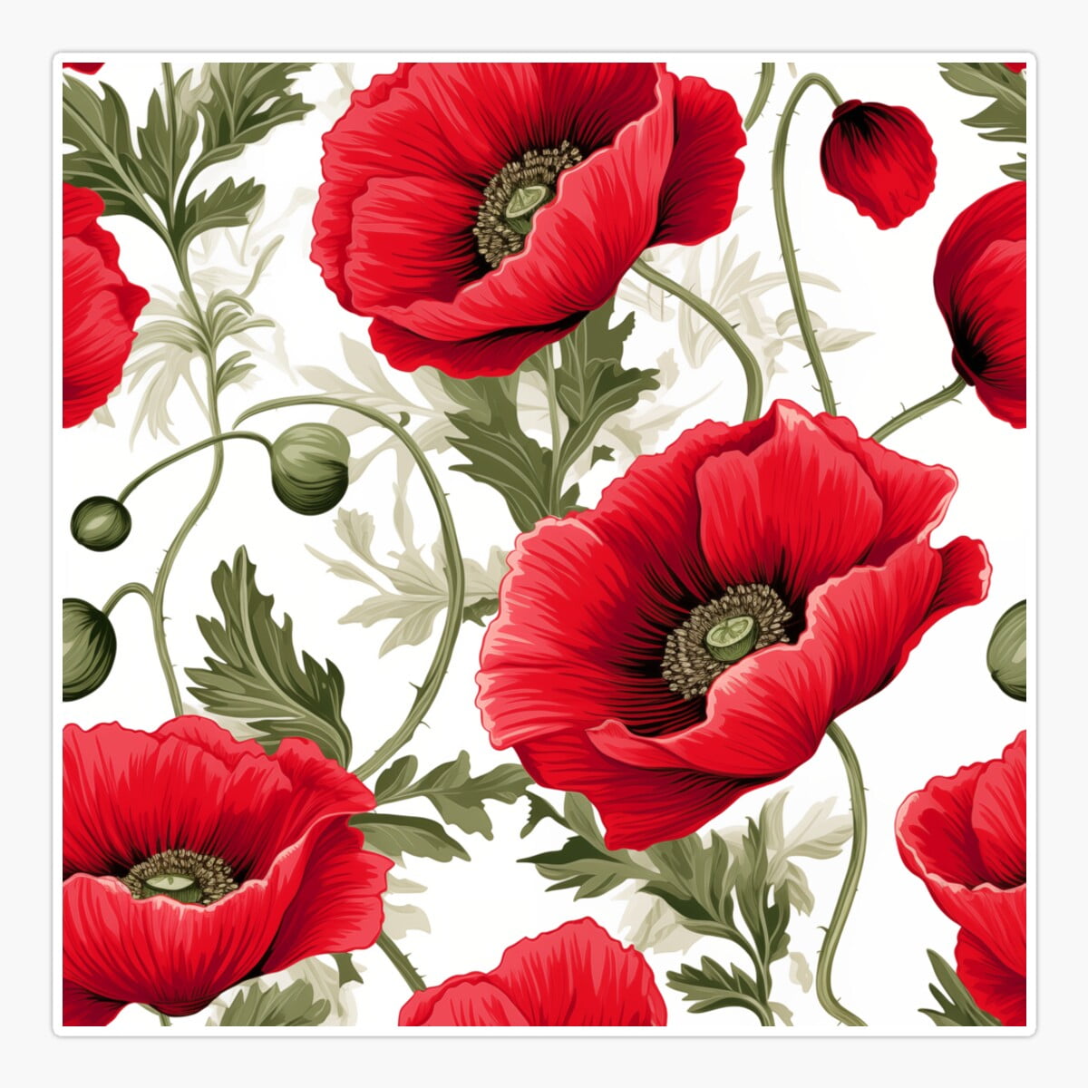 DOPASTICKER All About Poppy Sticker, Phone Sticker Water Bottle Sticker ...