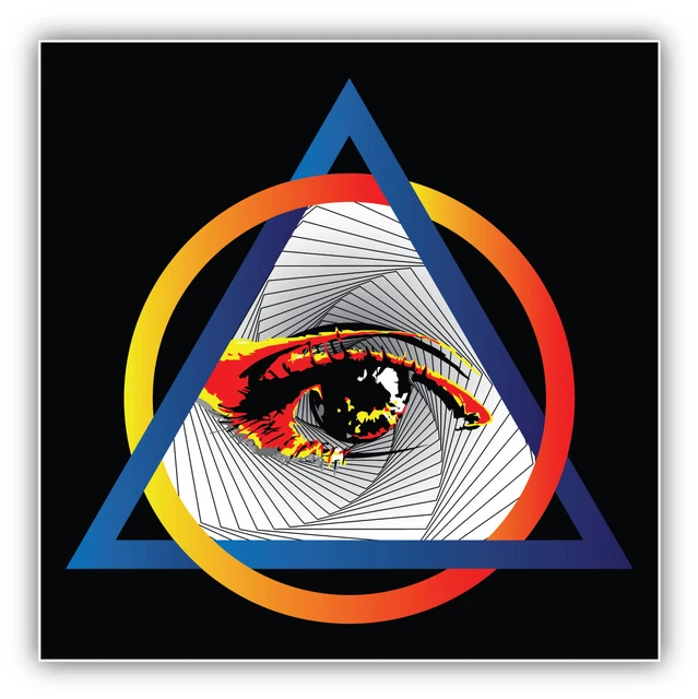 DOPASTICKER All Seeing Eye Sacred Masonic Sticker Phone Water Bottle ...
