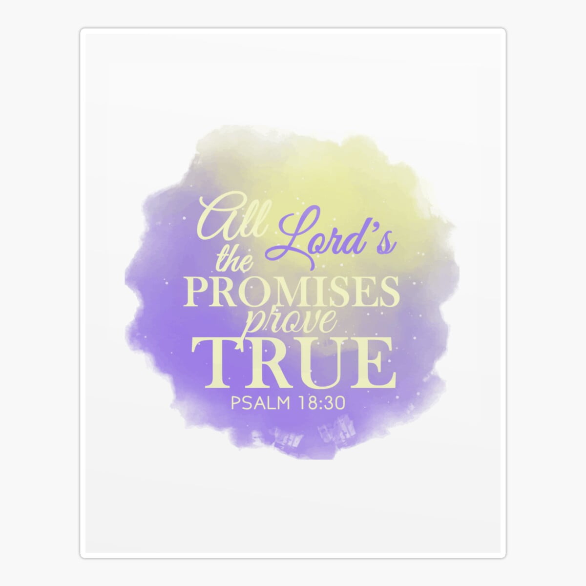 DOPASTICKER All The Lord Promises Prove True Sticker, Phone Sticker Car ...