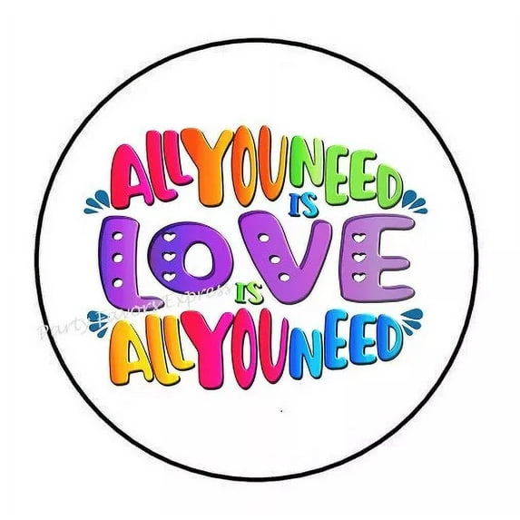 DOPASTICKER All You Need Is Love Is All You Need Stickers Phone Sticker ...
