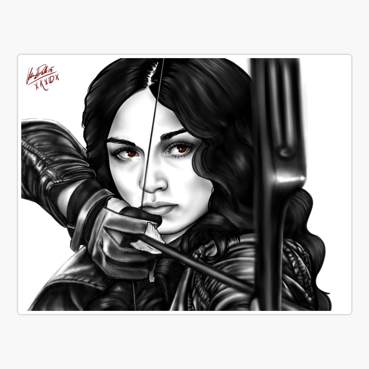 DOPASTICKER Allison Bow And Arrow Sticker, Phone Sticker Car Sticker ...