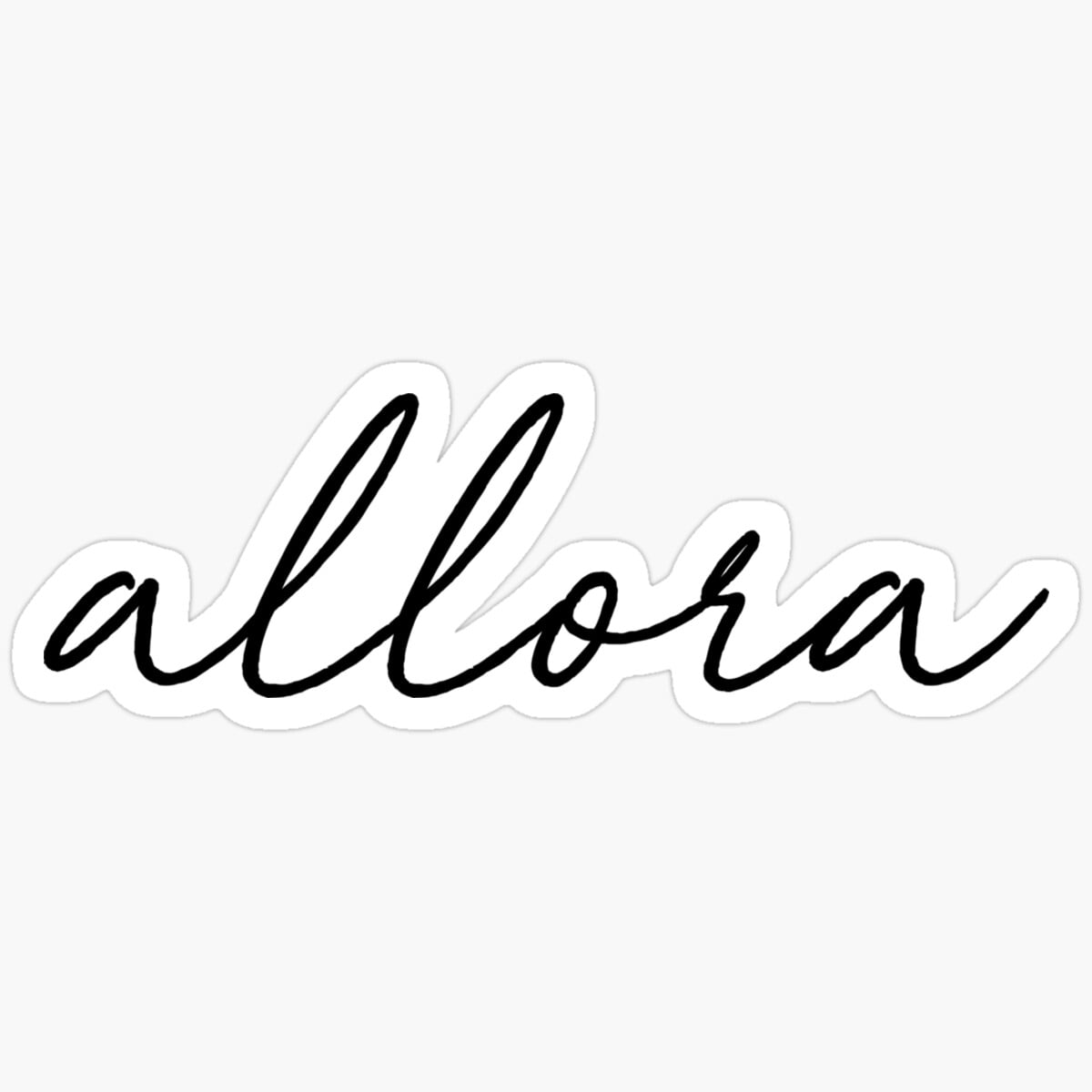 DOPASTICKER Allora Italian Quote Sticker. Gift You - Decorate Laptops ...