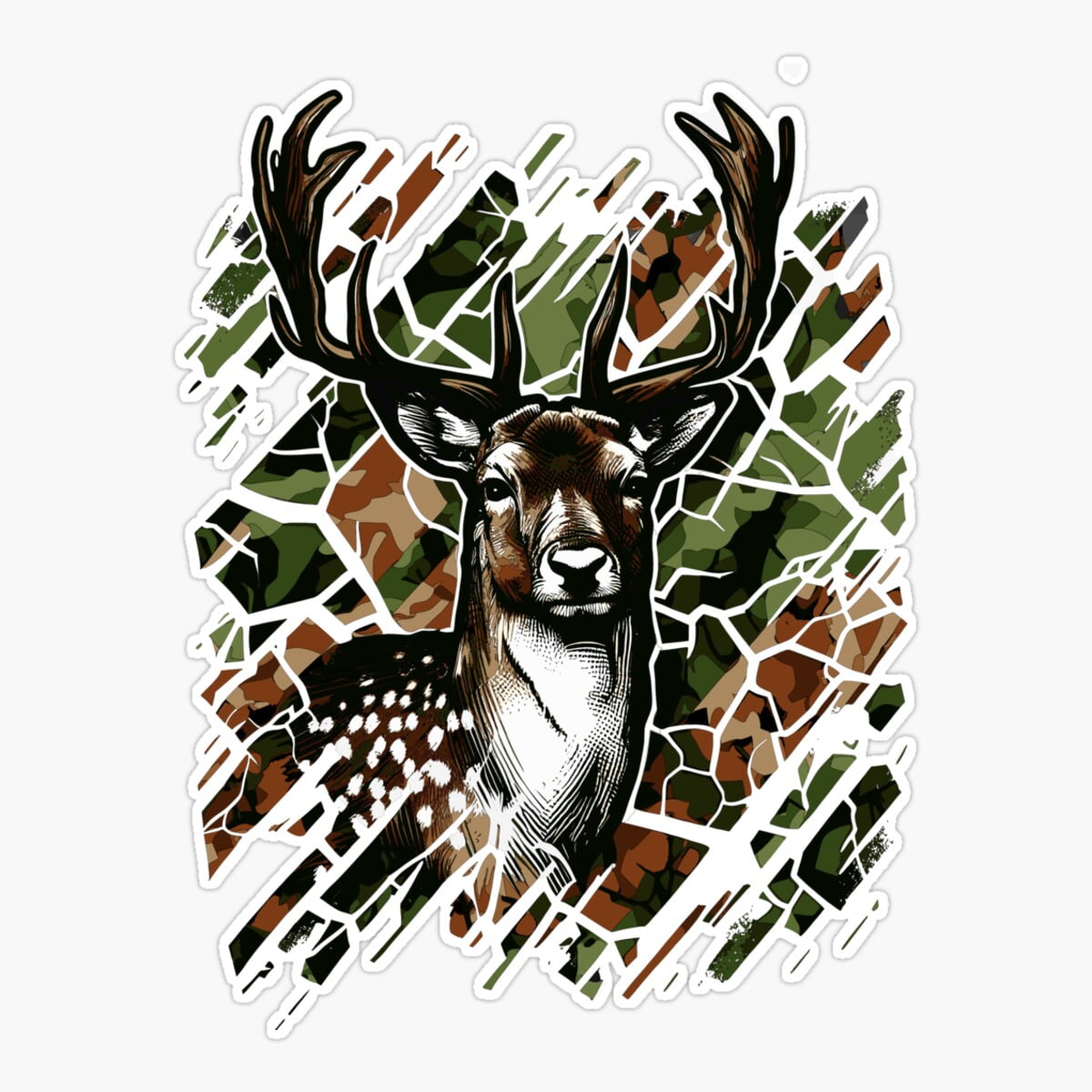 DOPASTICKER Allow Deer Sticker, Phone Sticker Water Bottle Sticker Car ...