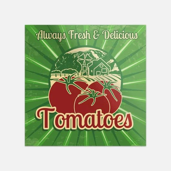 DOPASTICKER Always Fresh And Delicious Tomatoes Sticker Phone Decal ...