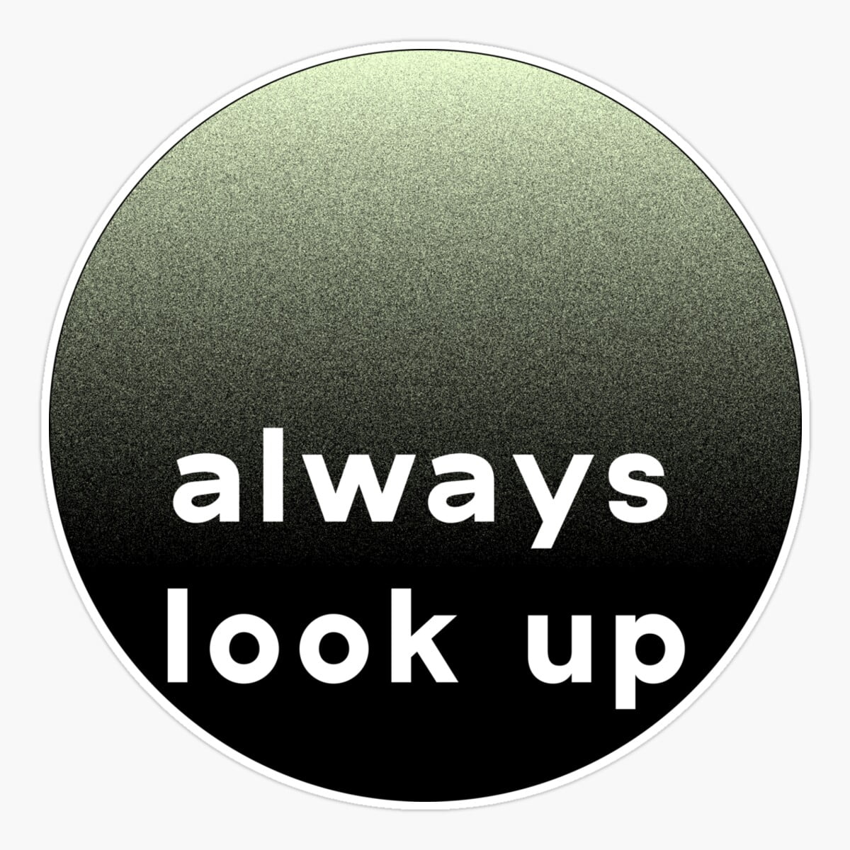 DOPASTICKER Always Look Up Sticker, Phone Sticker Water Bottle Sticker ...