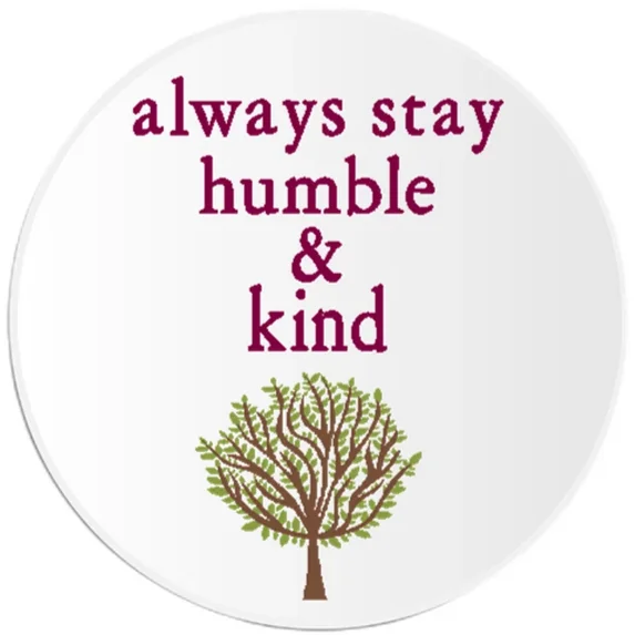 DOPASTICKER Always Stay Humble And Kind Sticker, Tree Quote Phone Decal ...