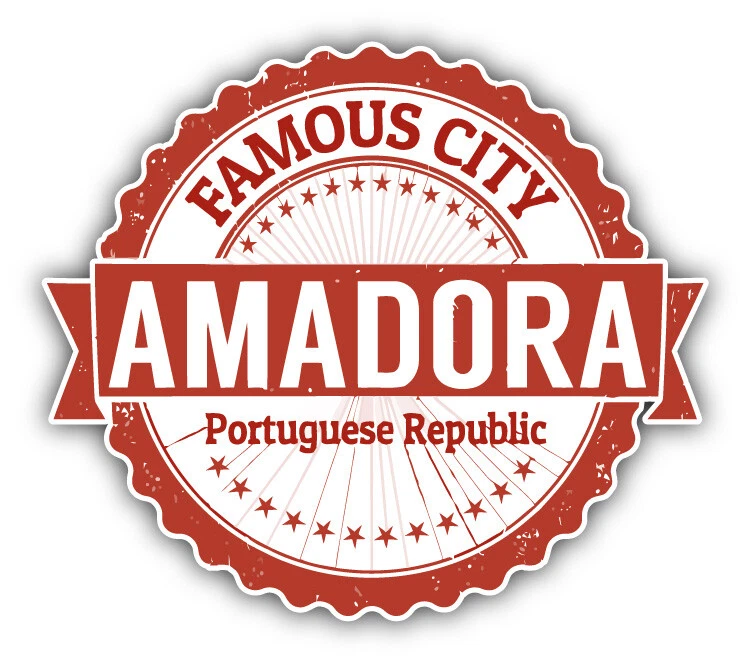 DOPASTICKER Amadora City Portugal Travel Car Bumper Sticker Decal Gift ...