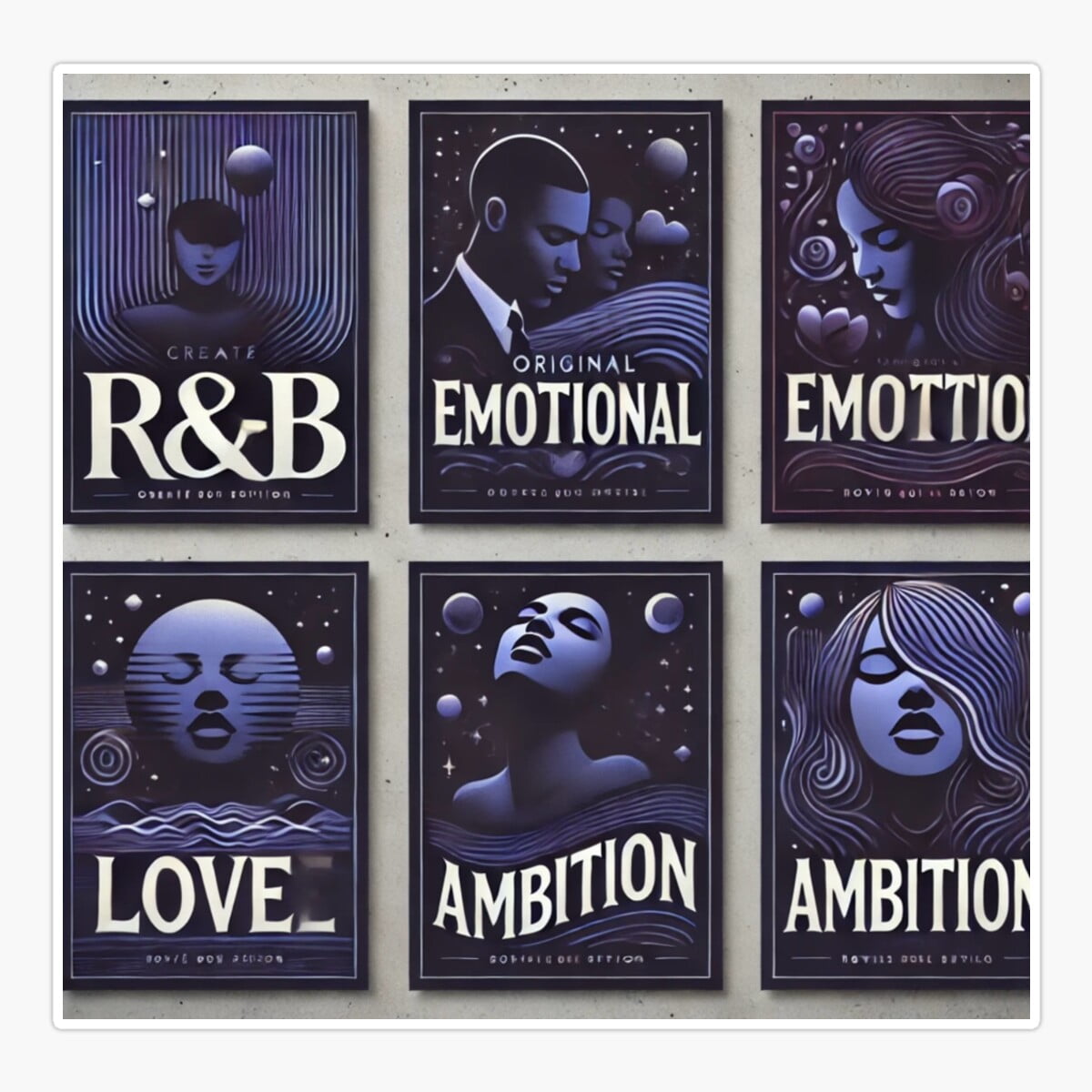 DOPASTICKER Ambition Board Sticker, Phone Sticker Water Bottle Sticker ...