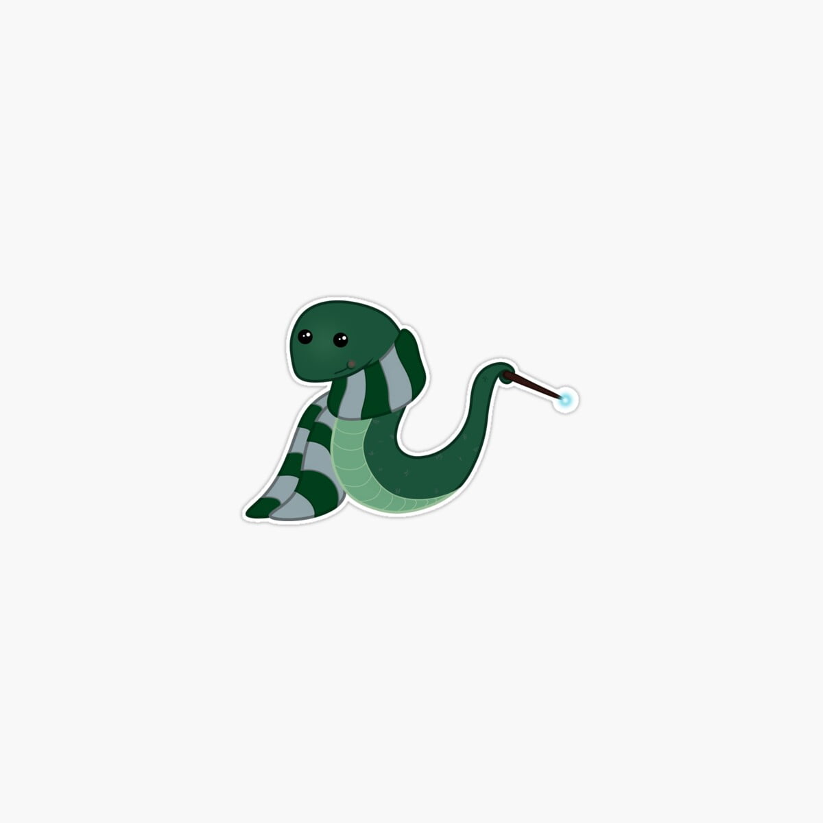 DOPASTICKER Ambitious Little Snake Sticker Phone Sticker, Latop Sticker ...