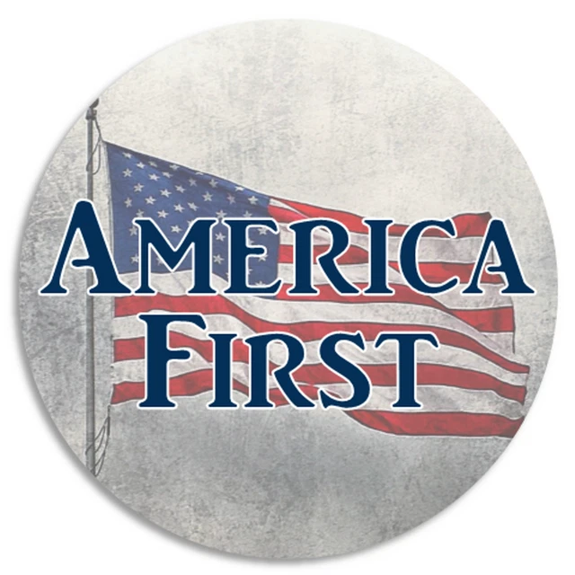 DOPASTICKER America First, Patriotic Usa Flag Phone Decal Water Bottle ...