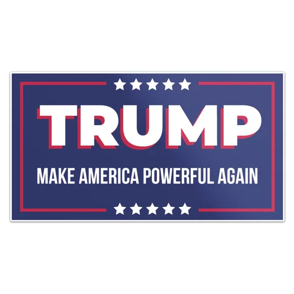 DOPASTICKER America Powerful Car Bumper Sticker Waterproof Sticker For ...