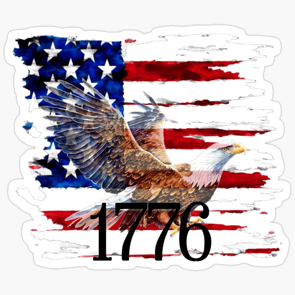 DOPASTICKER America Sticker Fourth Of July Sticker, Memorial Day ...