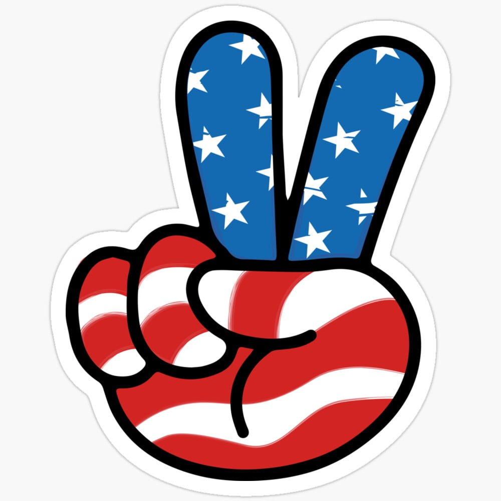 DOPASTICKER America Victory Sticker Fourth Of July Sticker, Memorial ...
