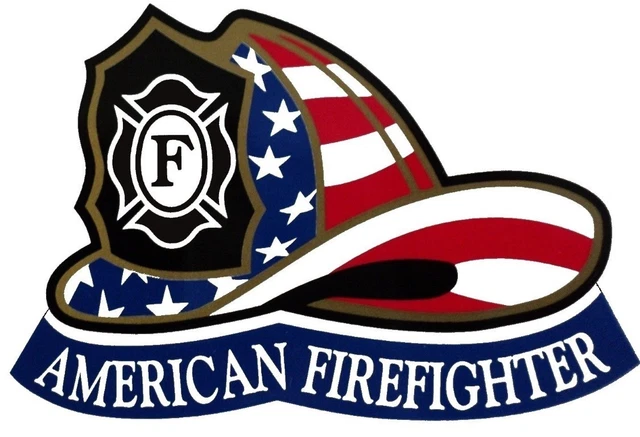 DOPASTICKER American Firefighter Sticker Laptop Sticker Phone Decal ...
