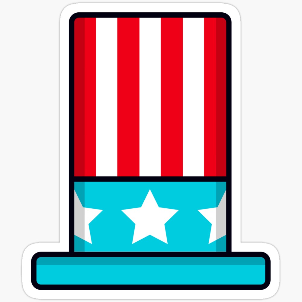 DOPASTICKER American Flag Sticker Fourth Of July Sticker, Memorial Day ...