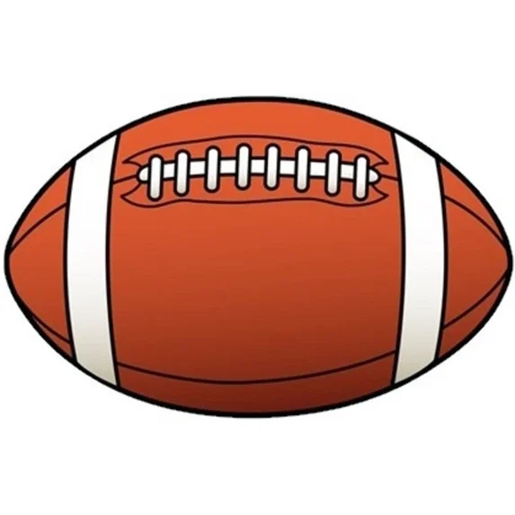 DOPASTICKER American Football Ball Sticker Hard Hat Sticker Phone Decal ...