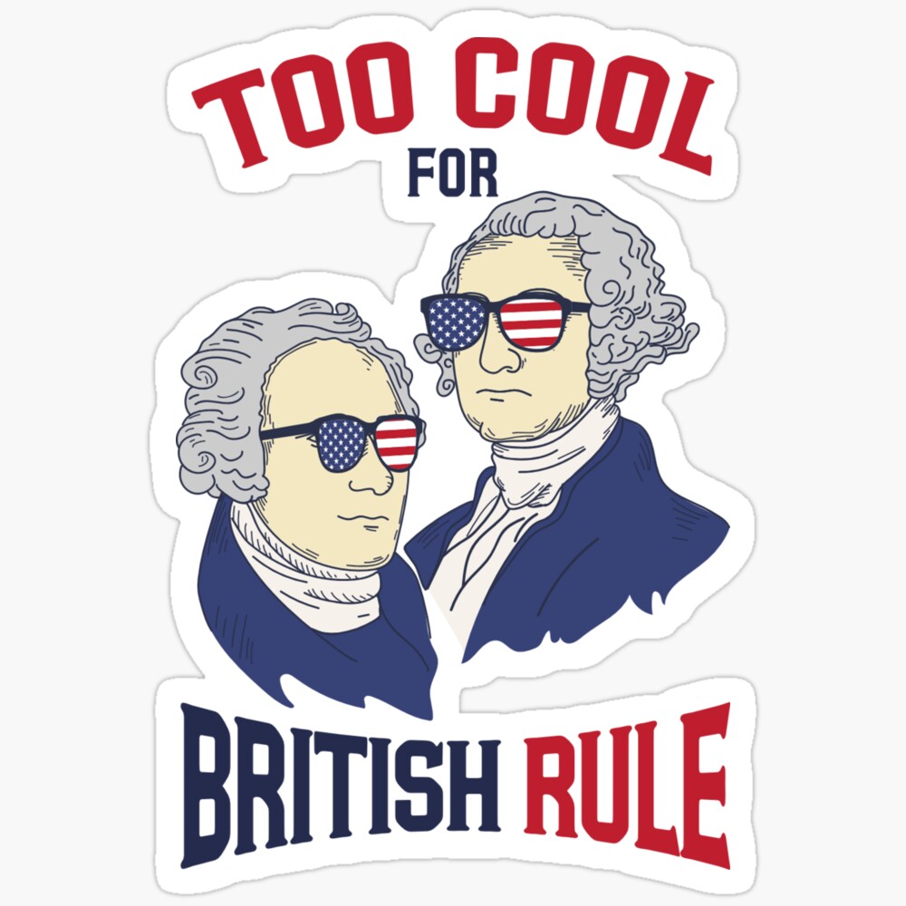 DOPASTICKER American History Sticker Fourth Of July Sticker, Memorial ...