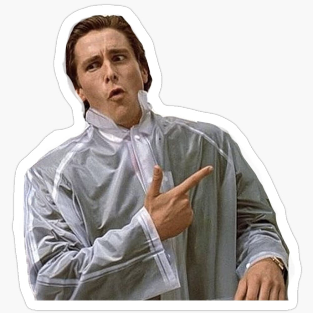 DOPASTICKER American Psycho Patrick Bateman - Perfect Birthday Gift ...