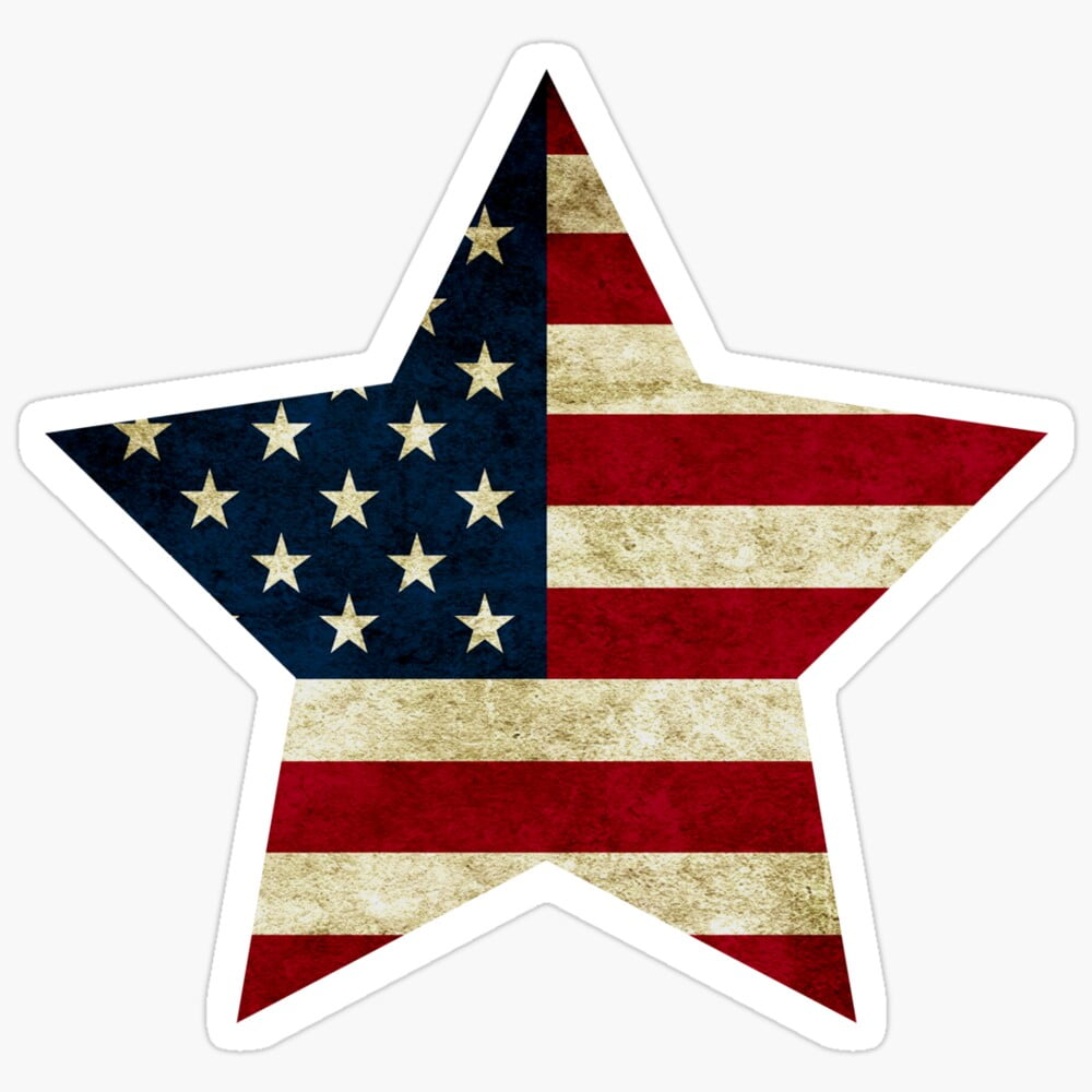 DOPASTICKER American Star Hydro Sticker Fourth Of July Sticker ...