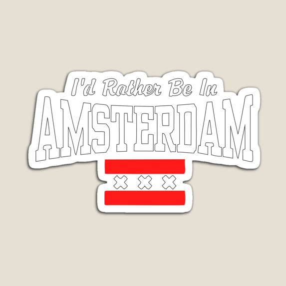 DOPASTICKER Amsterdam Sticker Decorative Laptop, Phone Stickers ...