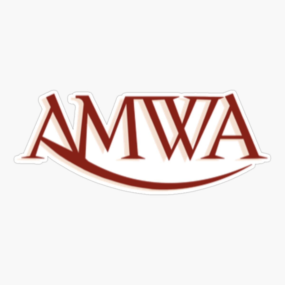 DOPASTICKER Amwa Logo Sticker, Phone Sticker Car Stickers, Birthday ...