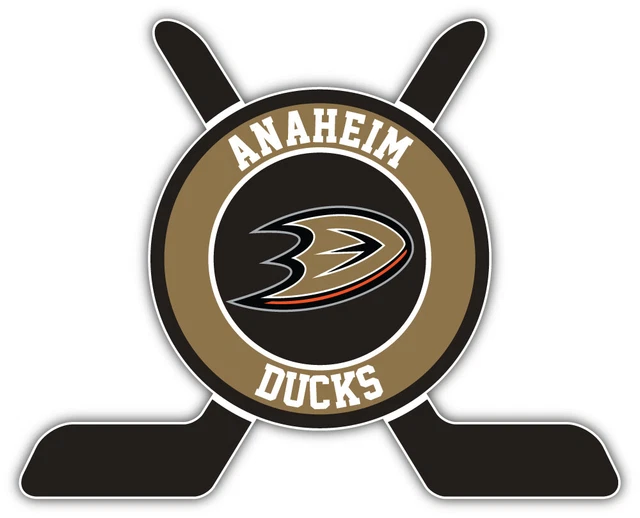 DOPASTICKER Anaheim Ducks Sticks Logo Sport Car Sticker Phone Water ...