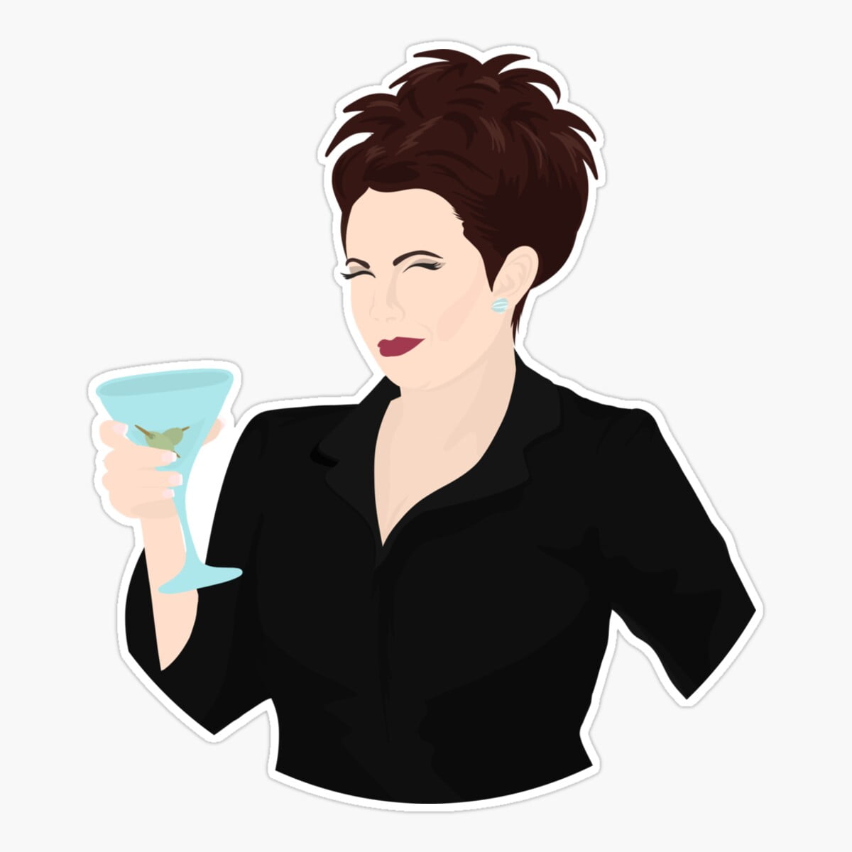 DOPASTICKER Anastasia Beaverhausen Sticker, Phone Sticker Car Stickers ...