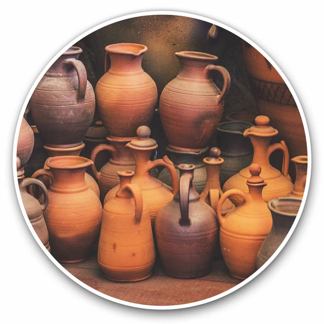 DOPASTICKER Ancient Pottery History Art Cool Gift Decorative Laptop ...