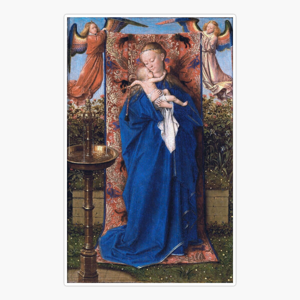 DOPASTICKER And Child By Jan Van Eyck Sticker, Phone Sticker Car ...