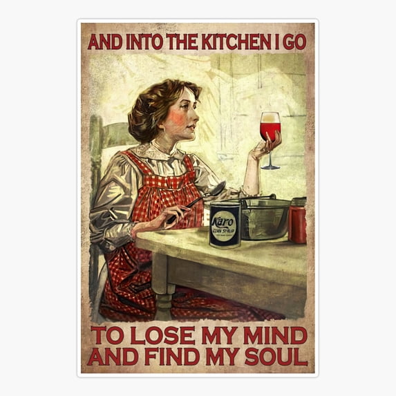 DOPASTICKER And Into The Kitchen I Go To Lose My Mind And Ind My Soul ...