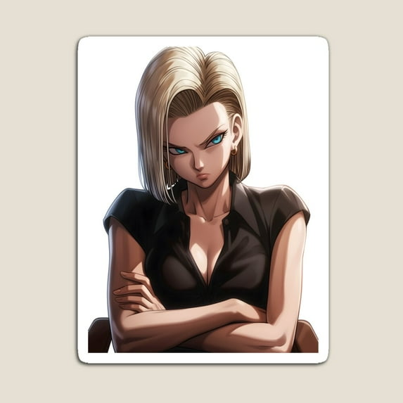 DOPASTICKER Android 18 - 35 Decorative Laptop, Phone Stickers ...