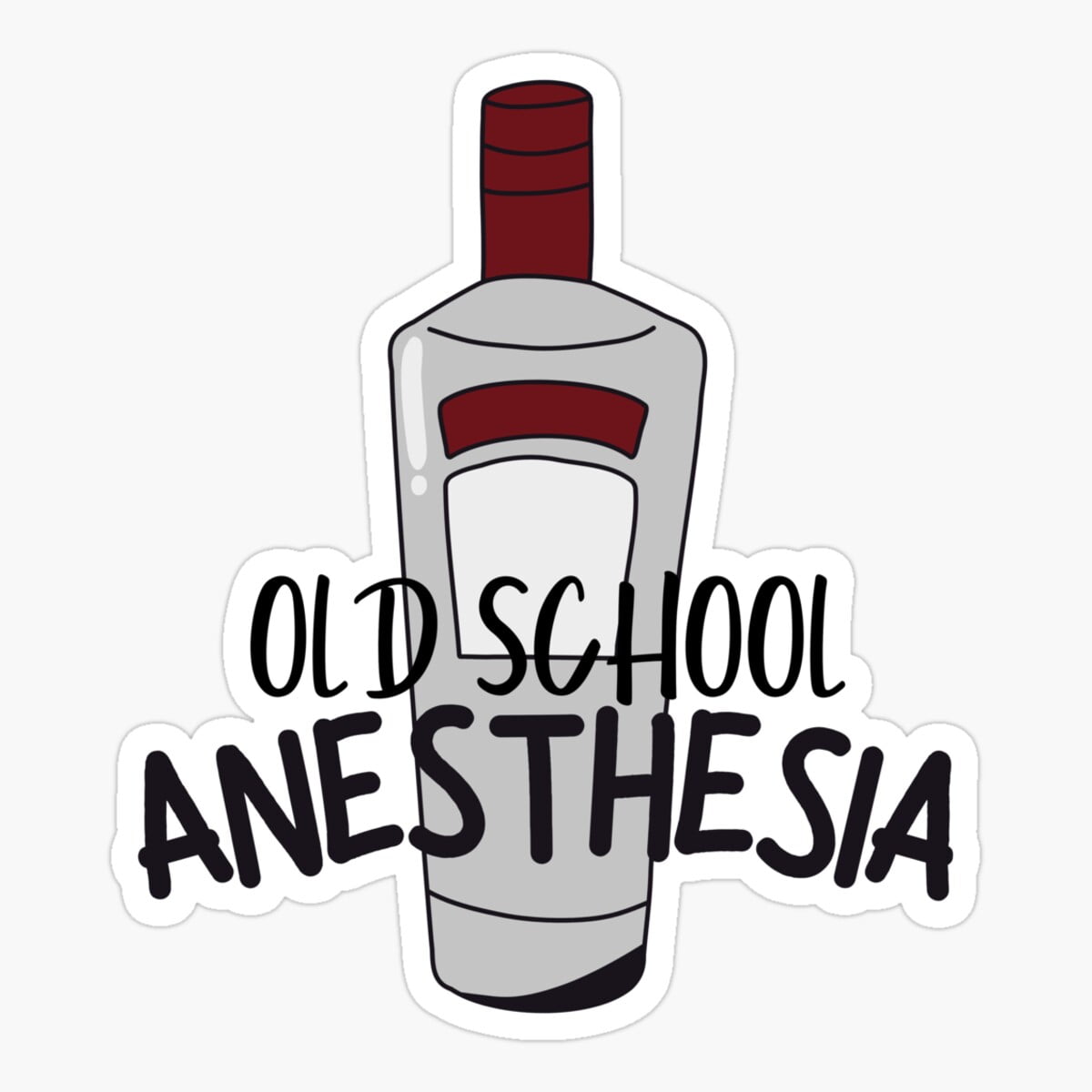 DOPASTICKER Anesthesia Alcohol Sticker, Phone Sticker Car Stickers ...