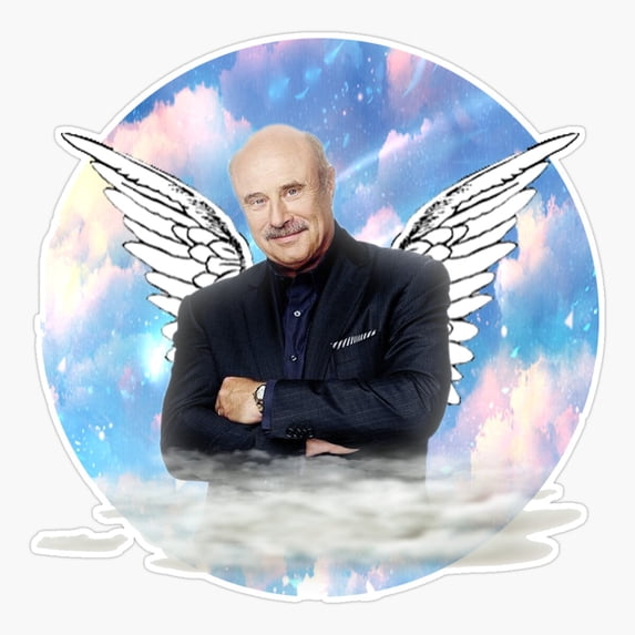 DOPASTICKER Angel Dr. Phil Sticker, Phone Sticker Car Stickers ...