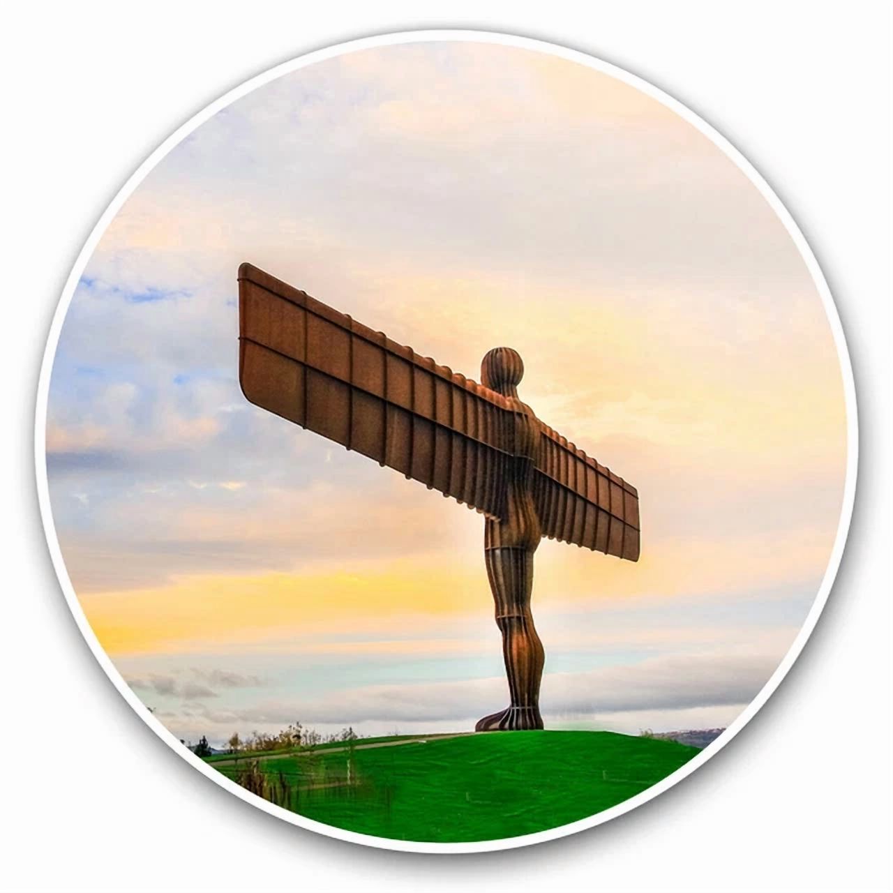 DOPASTICKER Angel Of The North Newcastle England Uk Cool Gift ...