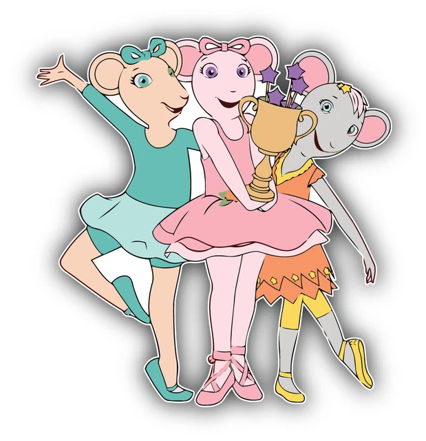 DOPASTICKER Angelina Ballerina Cartoon Sticker Decal Phone Decal Water ...