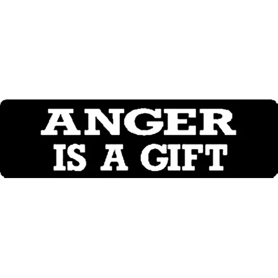 DOPASTICKER Anger Is A Gift Sticker Hard Hat Sticker Phone Decal Water ...