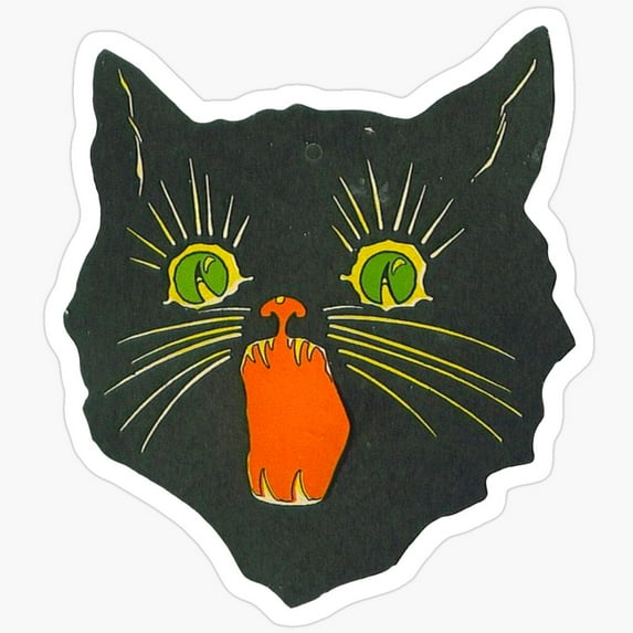 DOPASTICKER Angry Cat Sticker. Gift You - Decorate Laptops, Water ...
