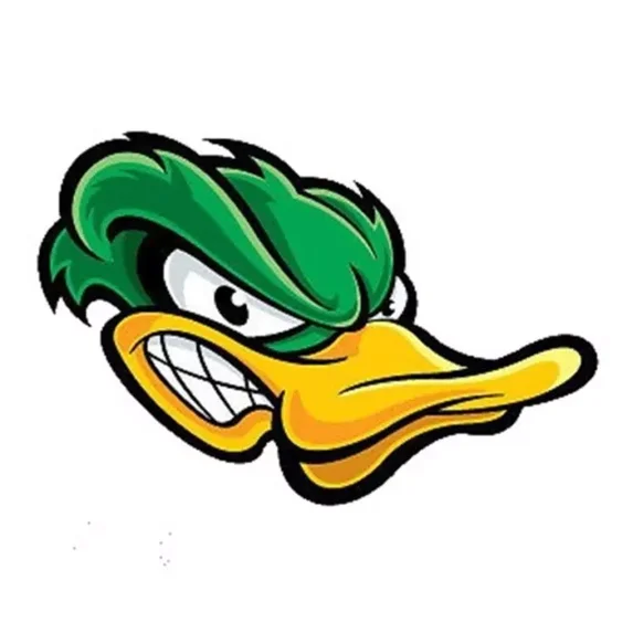 DOPASTICKER Angry Duck Sticker Laptop Sticker Window Sticker Hard Hat ...