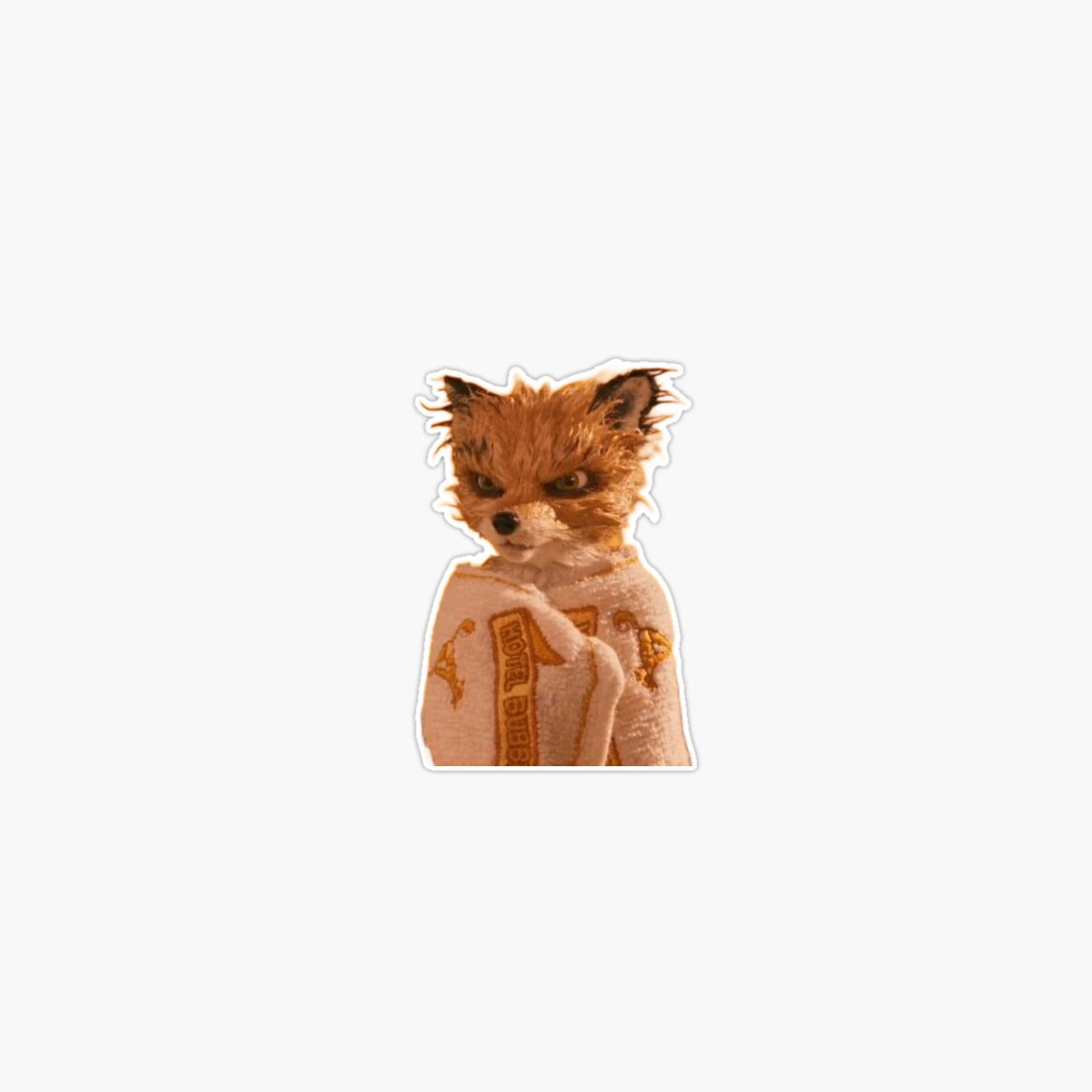 DOPASTICKER Angry Fox Sticker, Phone Sticker Water Bottle Sticker Car ...