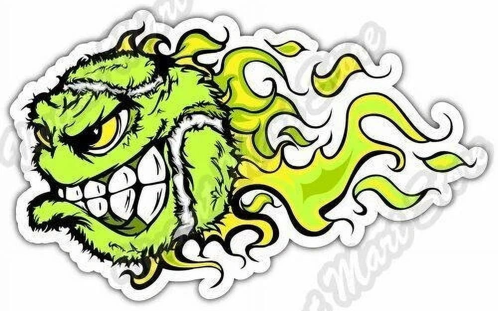 DOPASTICKER Angry Tennis Ball Racquet Court Tie-Break Car Sticker Decal ...