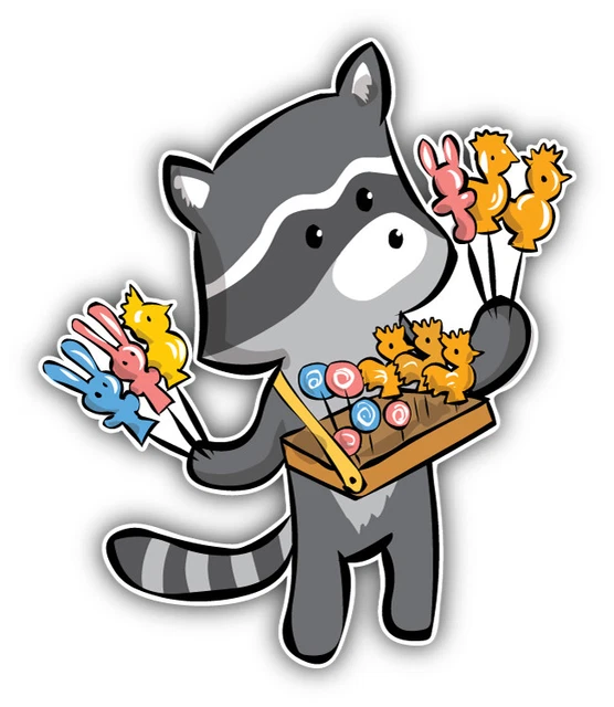 DOPASTICKER Animal Candy Trader Cartoon Sticker Decal Phone Decal Water ...