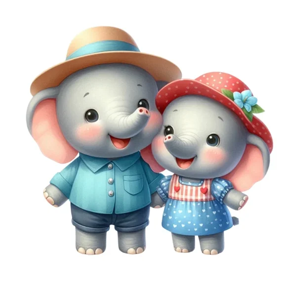 DOPASTICKER Animal Friendship Stickers - Best Friends Designs Phone ...