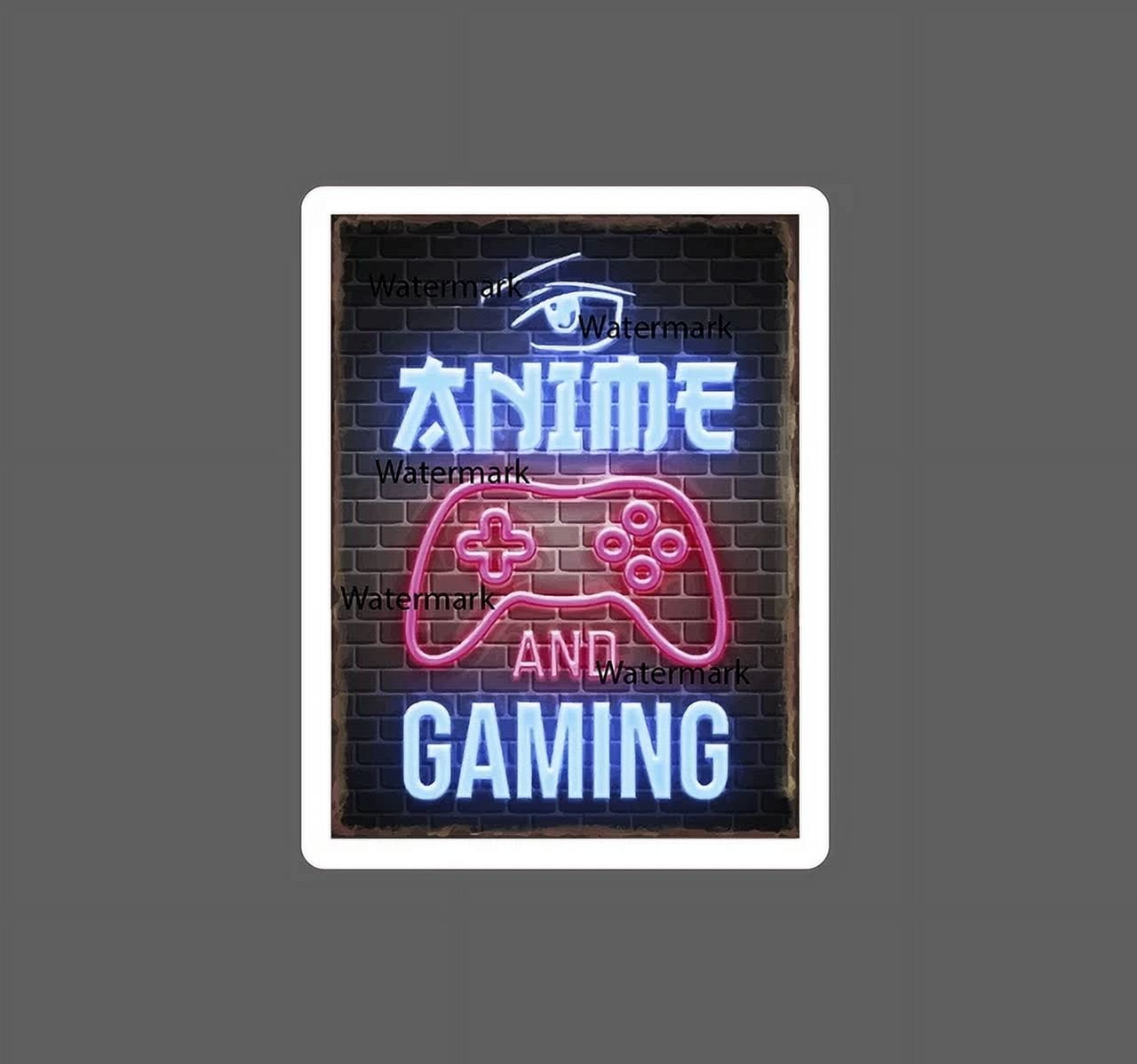 DOPASTICKER Anime And Gaming Sticker Neon Sticker Phone Sticker, Latop ...
