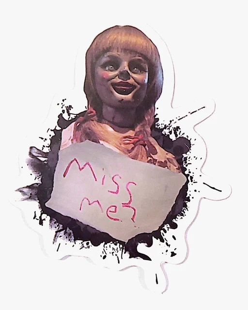 DOPASTICKER Annabelle The Doll The Conjuring Horror Sticker Phone Decal ...