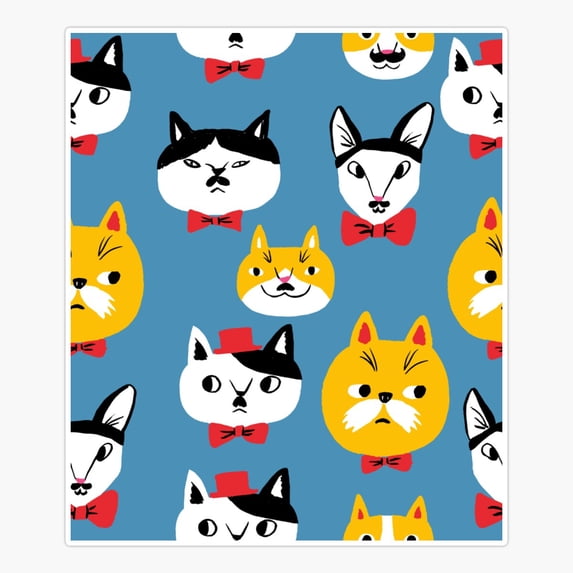 DOPASTICKER Antashtic Cat Sticker, Phone Sticker Car Stickers, Birthday ...