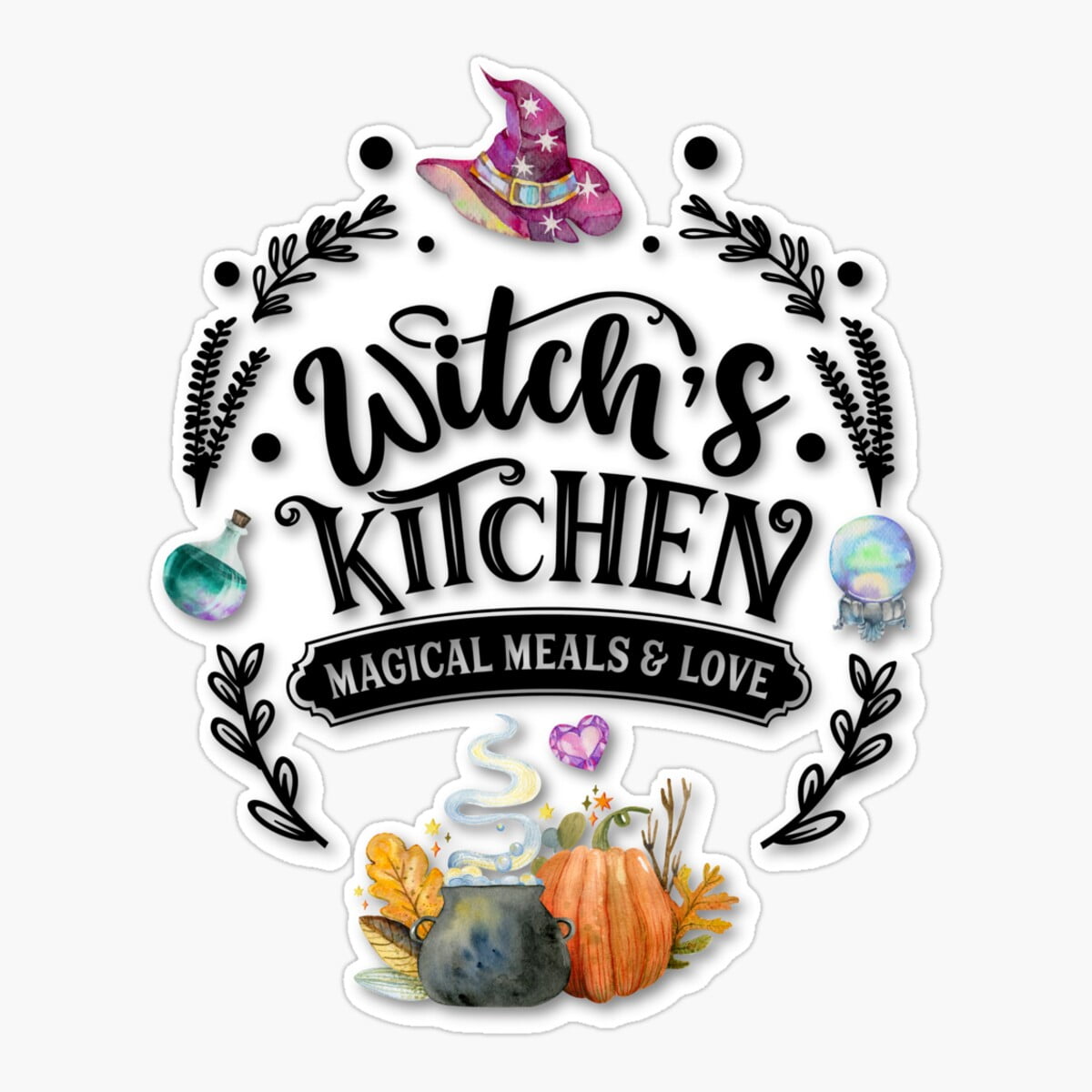 DOPASTICKER Antique White Sand, Cottagecore - Magic Kitchen, Magical ...